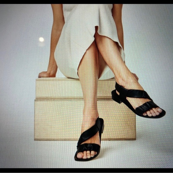 M. Gemi | Shoes | M Gemi Womens Gabriana Ruched Soft Leather Dark Gray ...